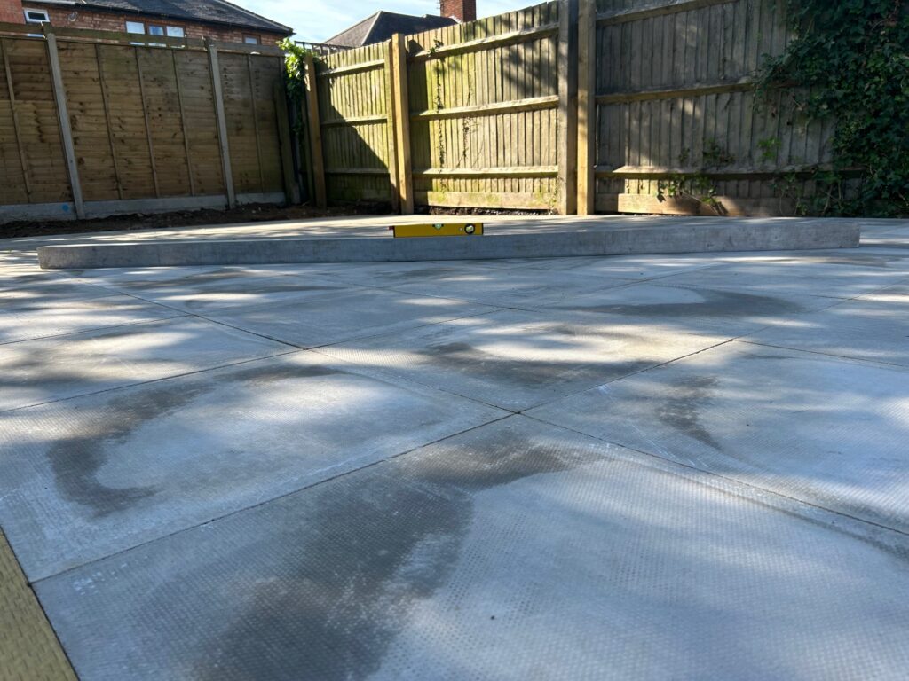 Garden Room Groundwork - Warwick Buildings